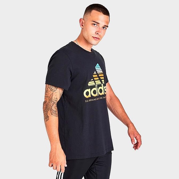 adidas | Shirts | Adidas Badge Of Sport Gradient Graphic Mens Tshirt ...